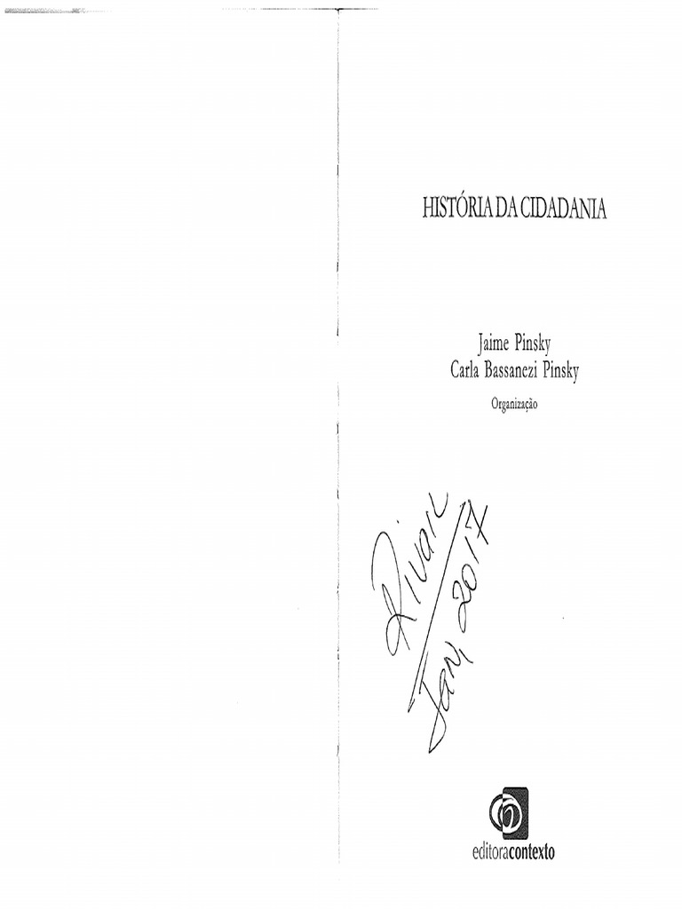 Demant, Peter. Historia Da Cidadania - Minorias | PDF