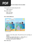 Starters 2. Authentic Examination Papers. Answer Booklet | PDF