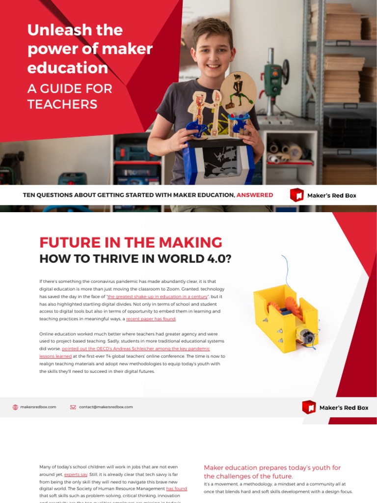 MakersRedBox Teacher Guide Ebook | PDF | Educational Technology | Communication