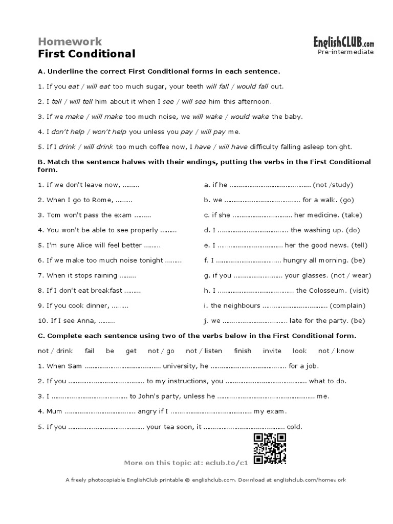 Conditional 1 | PDF | Language Arts & Discipline | Self-Improvement