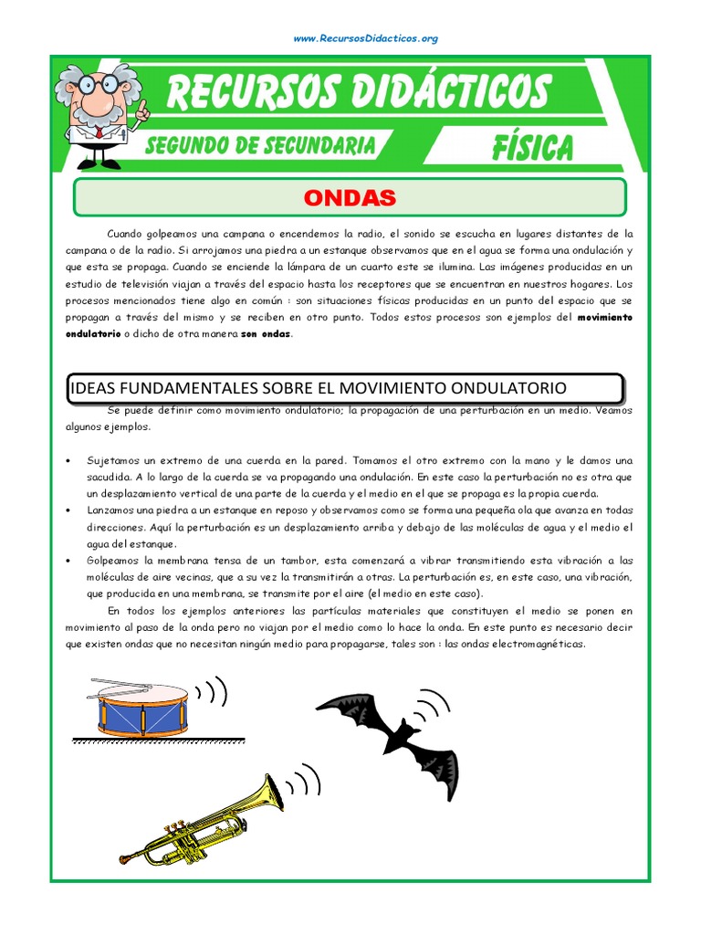 Movimiento Ondulatorio | PDF | Olas | Longitud de onda