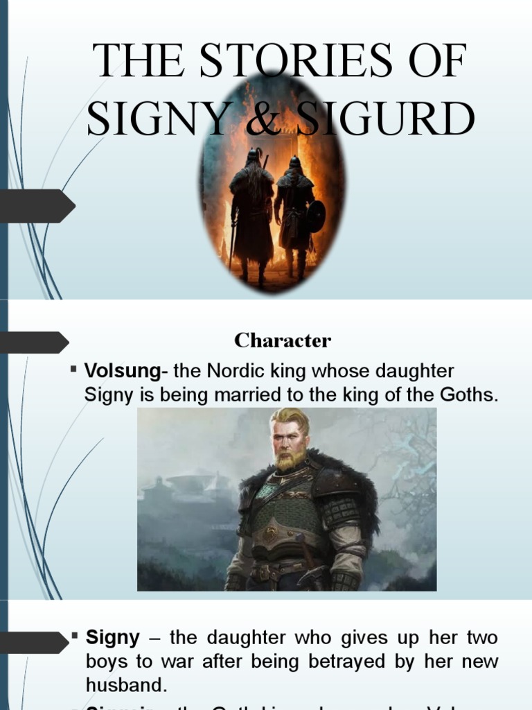 Signy and Sigurd: A Norse Saga | PDF | Norse Mythology | Sources Of ...