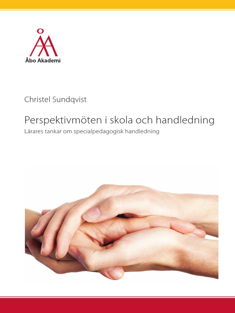 Perspektivmöten I Skola Och Handledning - Lärares Tankar Om ...