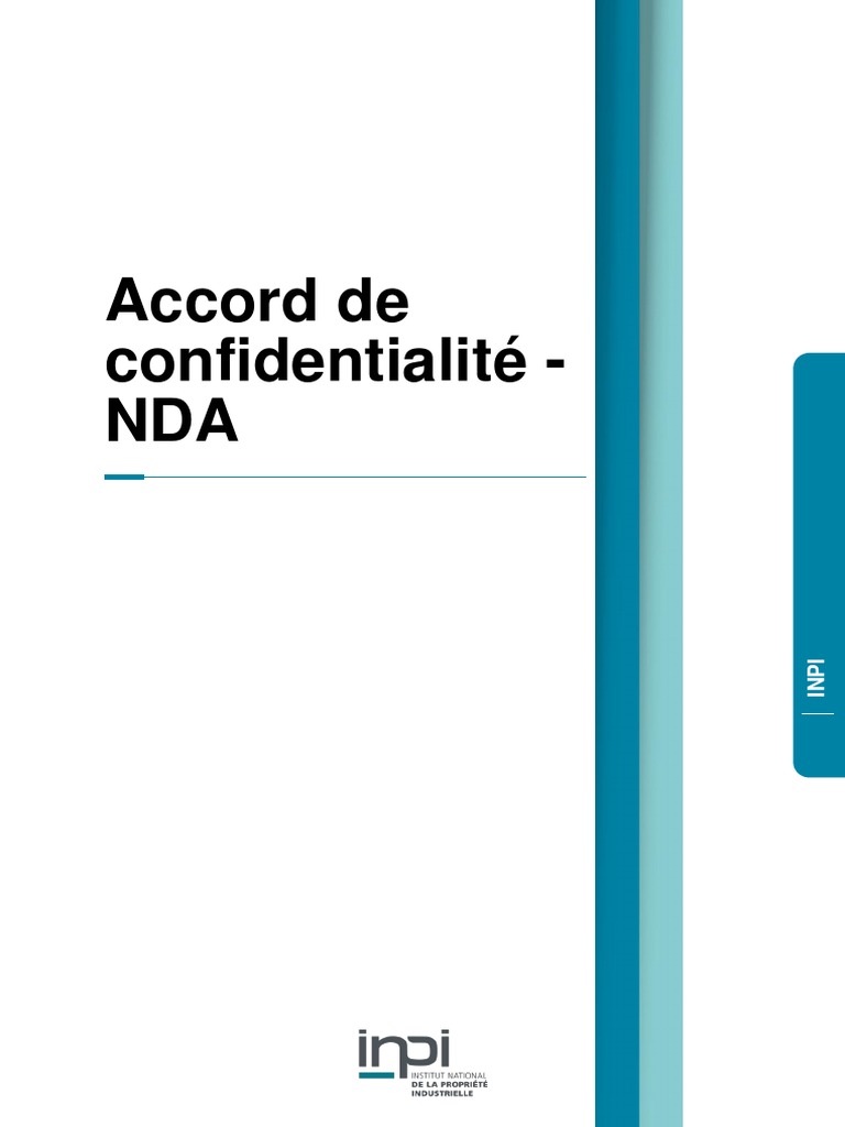 Accord de Confidentialité - NDA | PDF