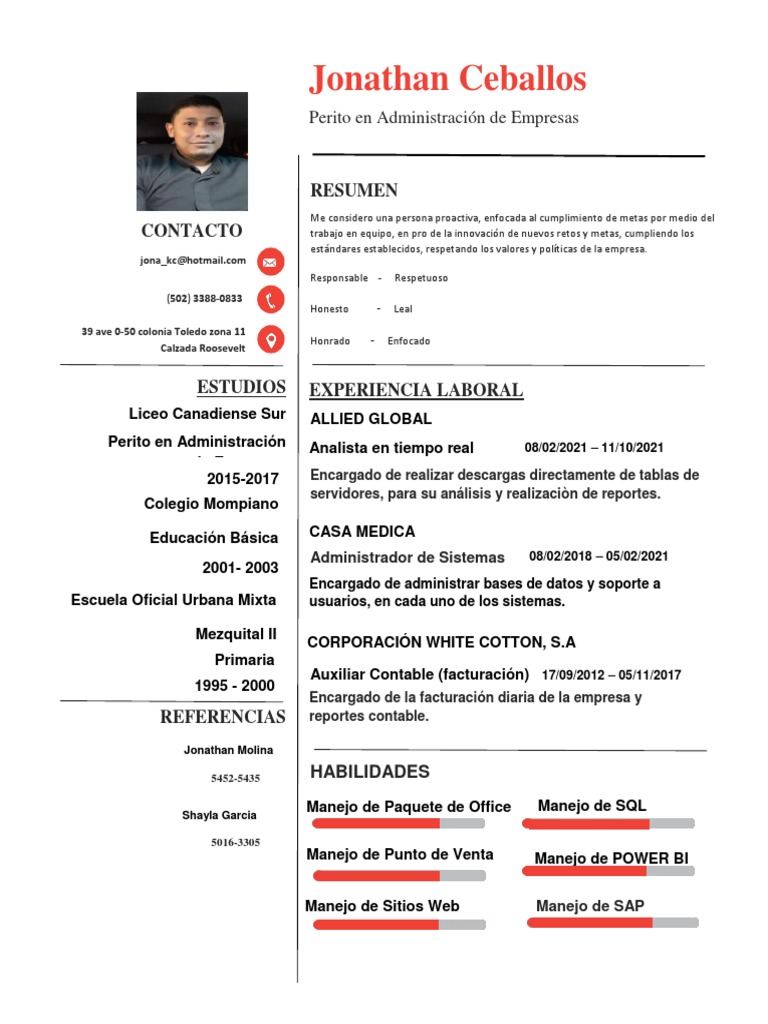 Jonathan Ceballos | PDF | Business | Software