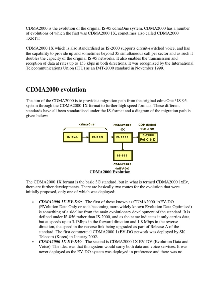 CDMA2000 Basic Overview | PDF | Forward Error Correction | Computer Networking