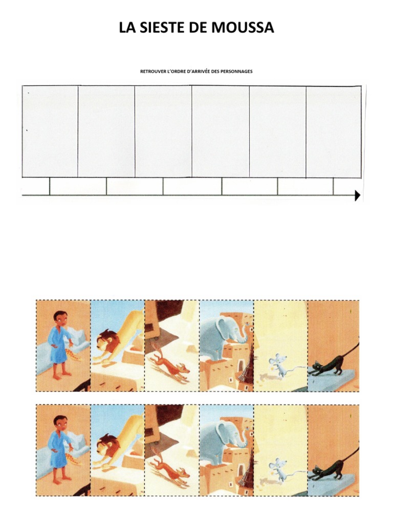 La Sieste de Moussa - L Ordre Chronologique | PDF