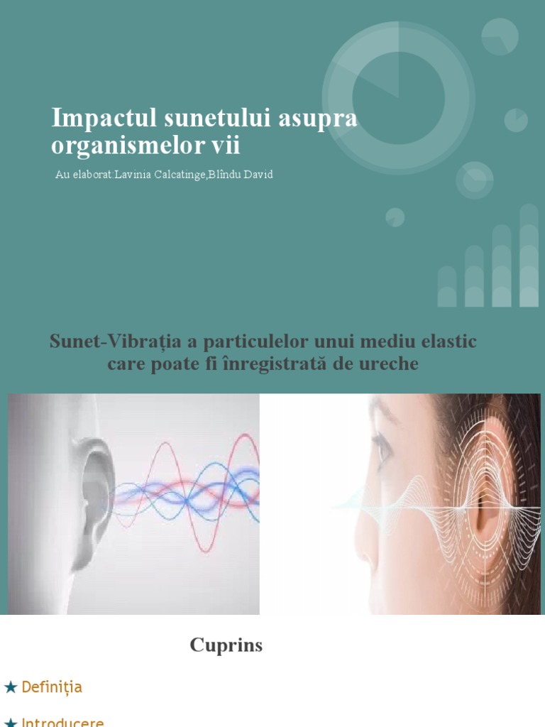 Impactul Sunetului Asupra Organismelor Vii | PDF