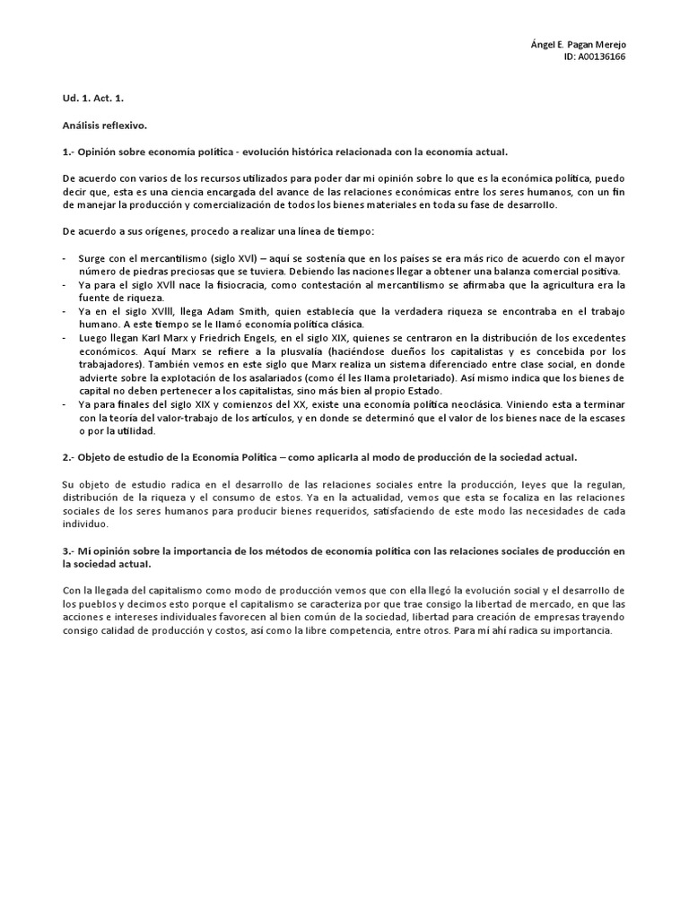 Pagan Merejo - Angel Elpidio - Definicion, Objeto de Estudio y Metodos ...