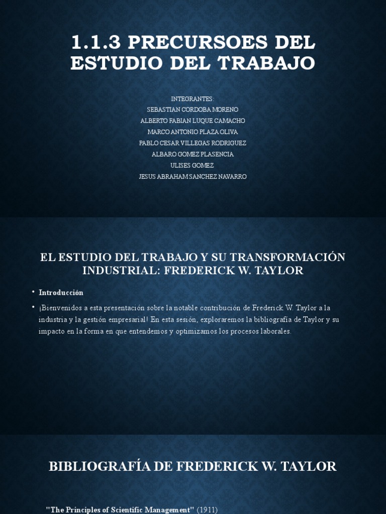Impacto de Frederick W. Taylor en la Industria | PDF | Business | Economias