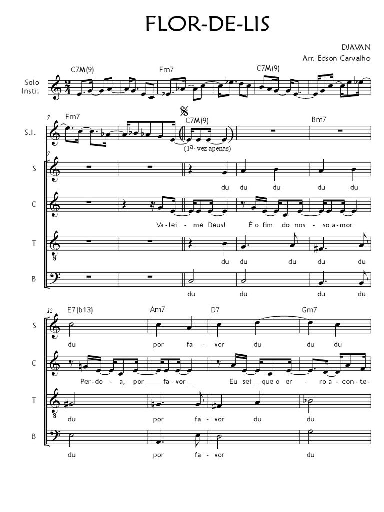 Flor de Lis | PDF | Artes Cênicas | Técnicas musicais