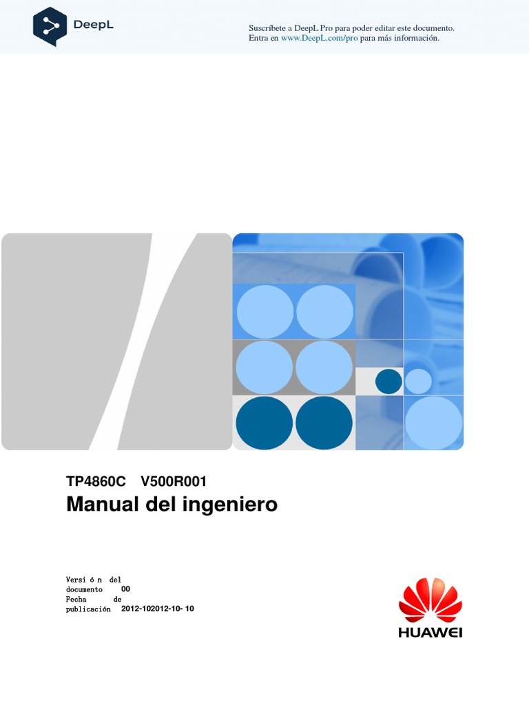 TP4860C V500R001C0-es | PDF | Fuente de alimentación | Conector eléctrico