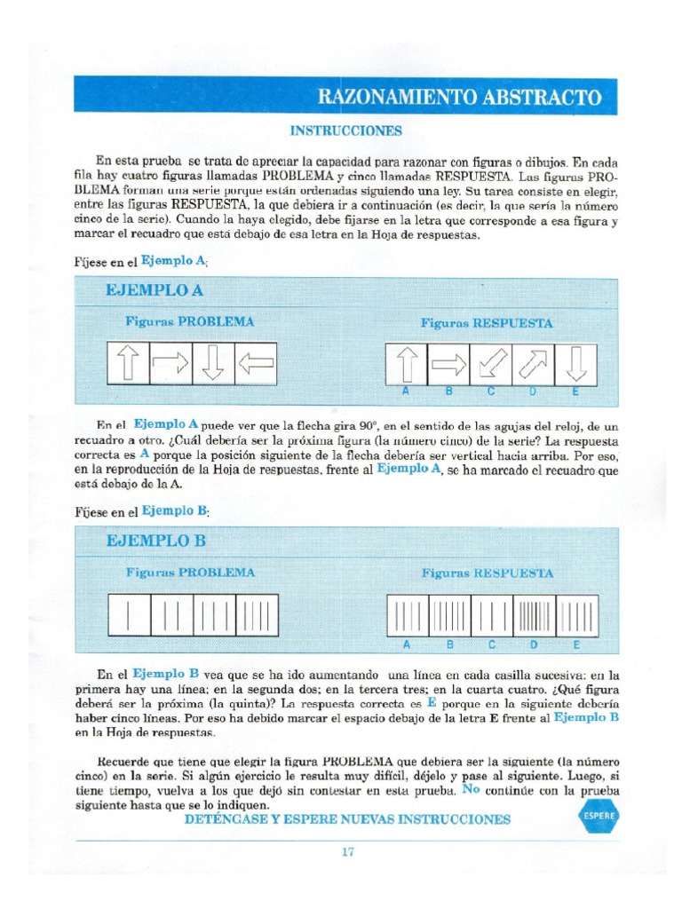 Razonamiento Abstracto | PDF