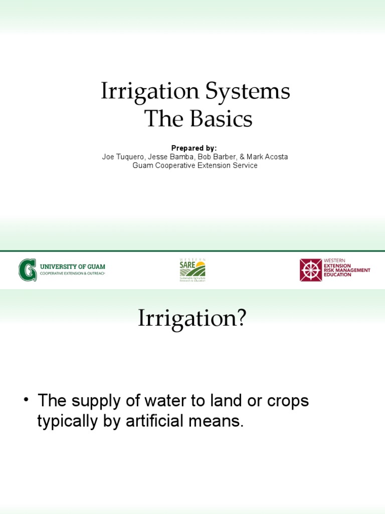 Micro Irrigation | PDF