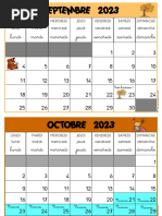 Calendrier Maternelle Moustache 2025-2026 | PDF