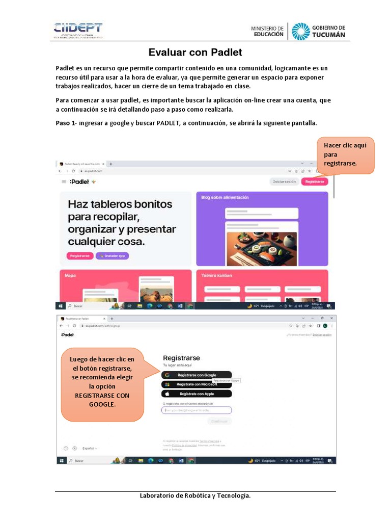 2 Evaluar Con Padlet | PDF | Informática | Software