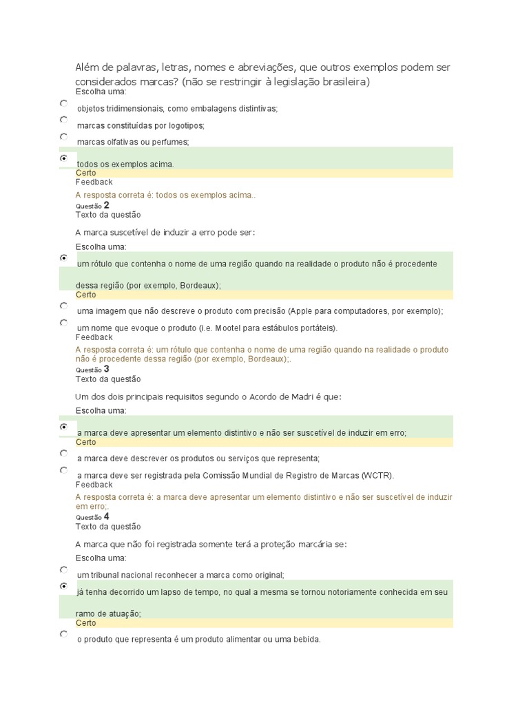 DL 101 Curso Geral de Propriedade Intelectual DL101PBR Modulo 1 | PDF