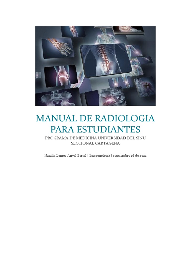 MANUAL DE RADIOLOGIA PARA ESTUDIANTES | PDF