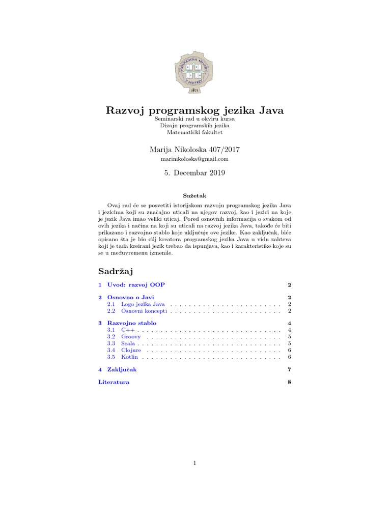 13 Java MarijaNikoloska | PDF