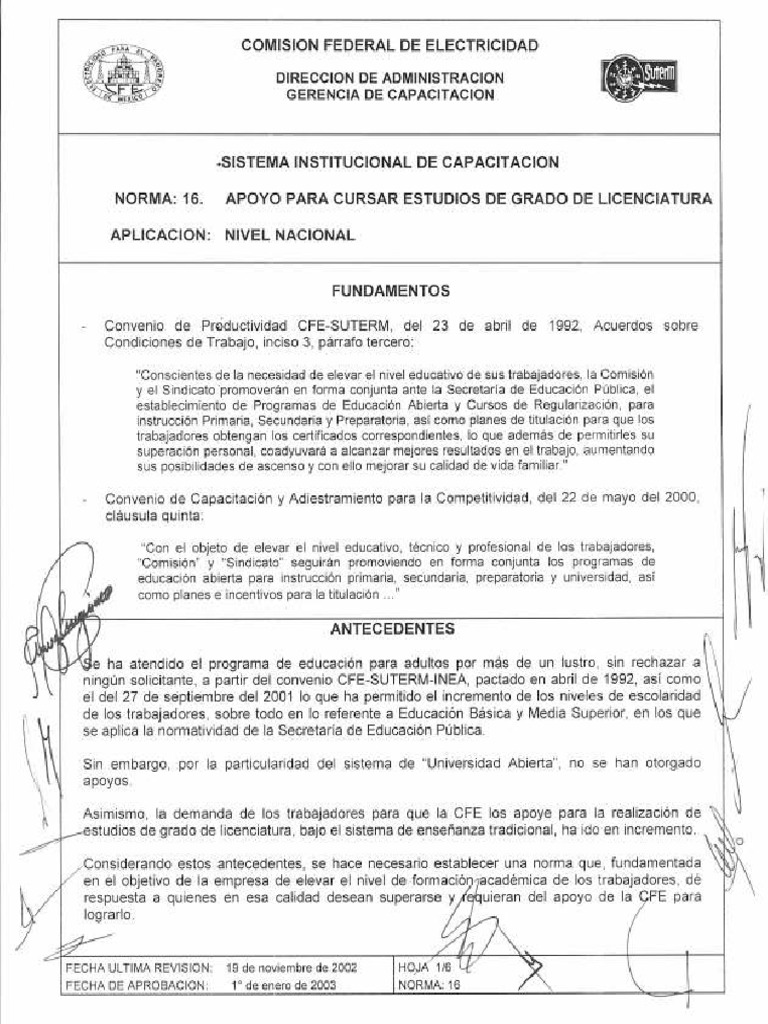 Norma 16 - Sic - Cfe | PDF