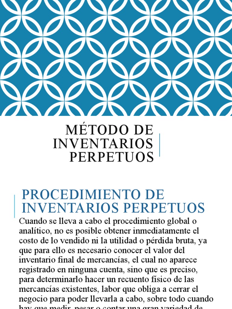 Ventajas del Método de Inventarios Perpetuos | PDF | Inventario | Economias