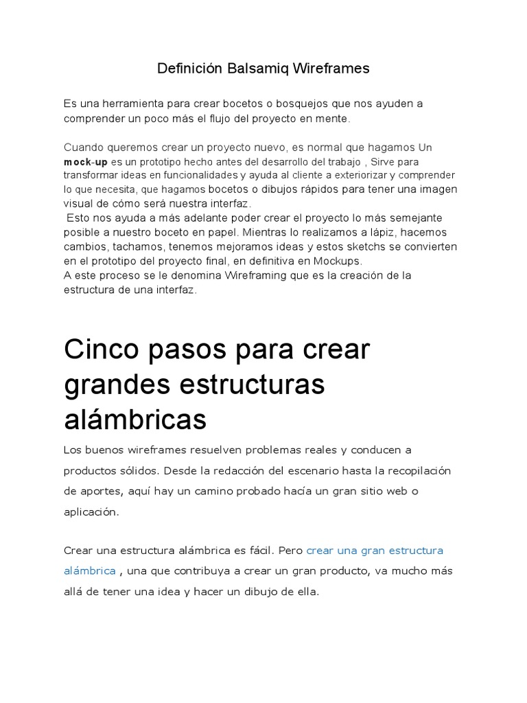 Balsamiq | PDF | Diseño
