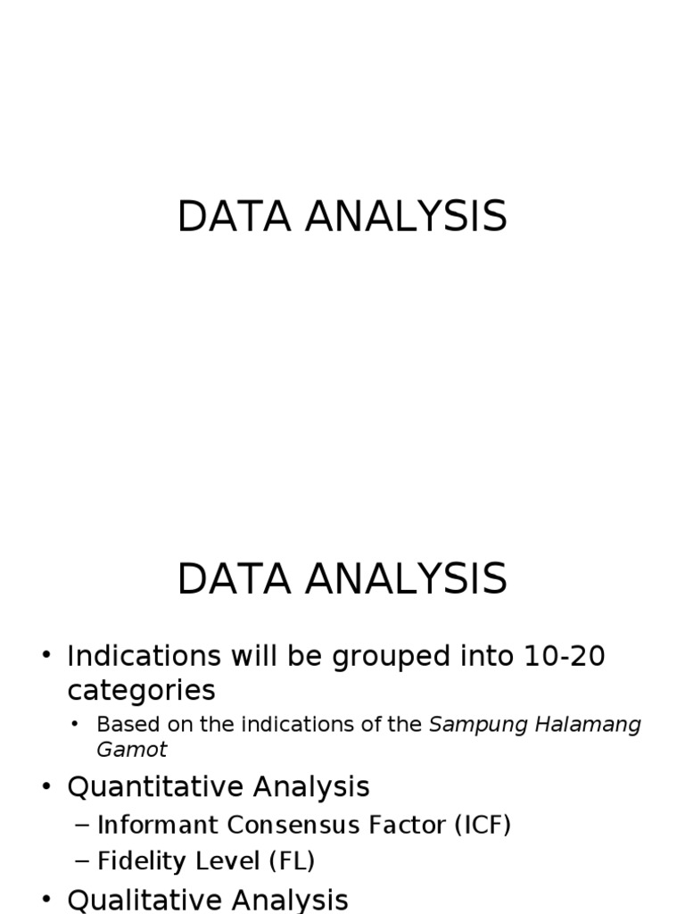 Dummy Tables for Data Analysis | PDF | Ethnobotany | Health Sciences