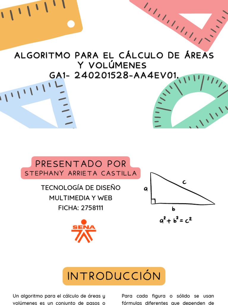 Algoritmo | PDF | Volumen | Algoritmos