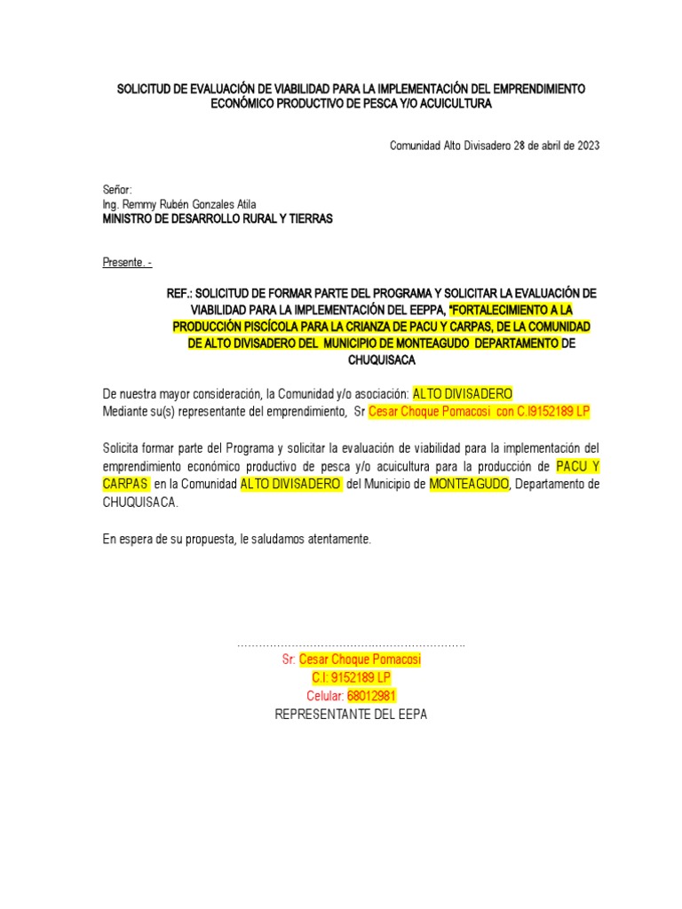 Modelos de Solicitud IPD PACU | PDF