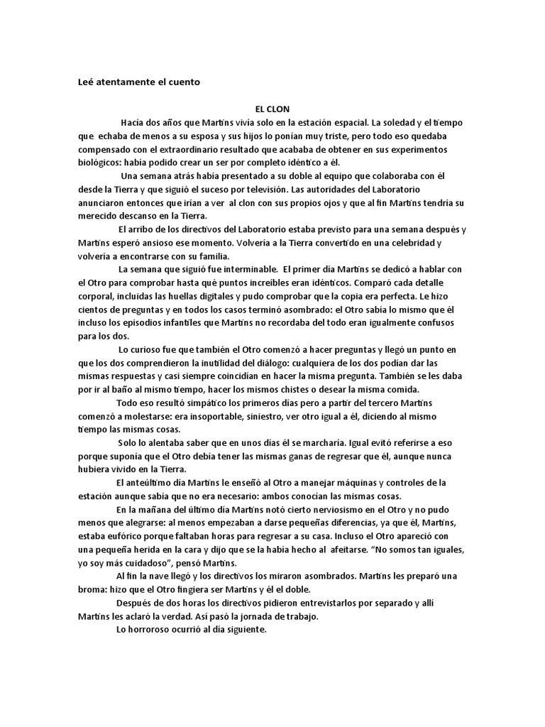 El Clon de Mariño | PDF