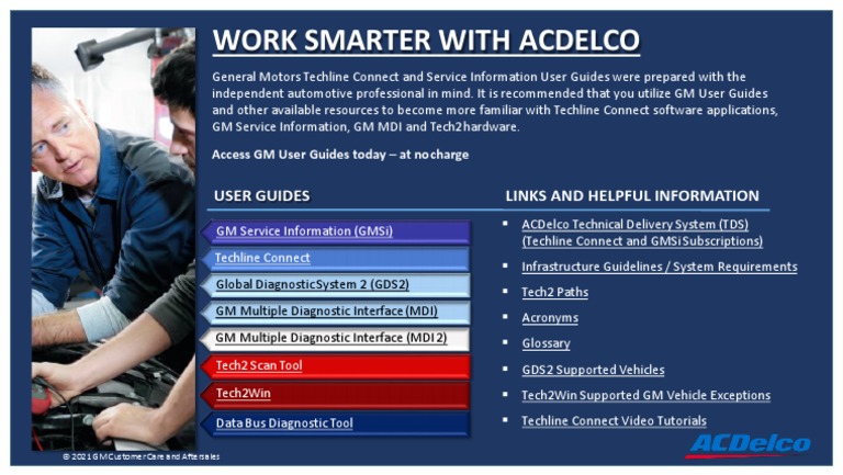 ACDelco User Guides for GM Tech Tools | PDF
