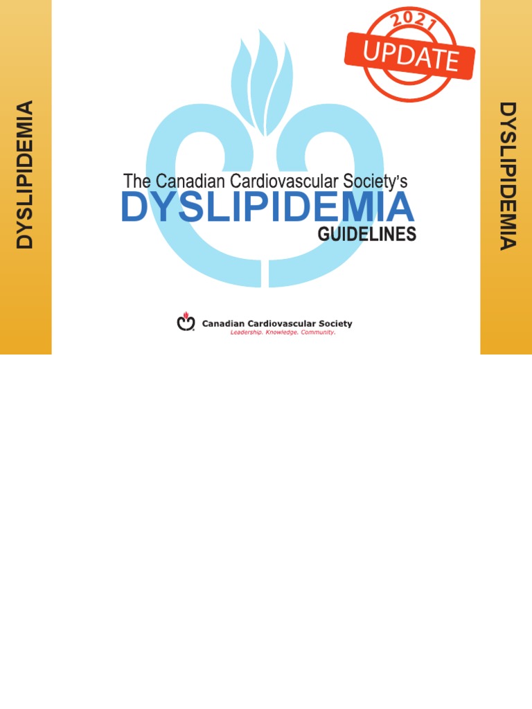 2021 CCS Dyslipidemia Pocket Guide | PDF | Coronary Artery Disease | Statin