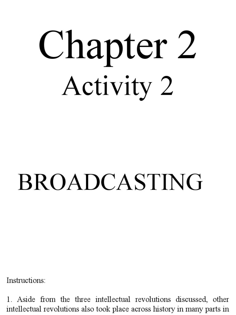 Chapter 2 Activity 2 | PDF | Career & Growth