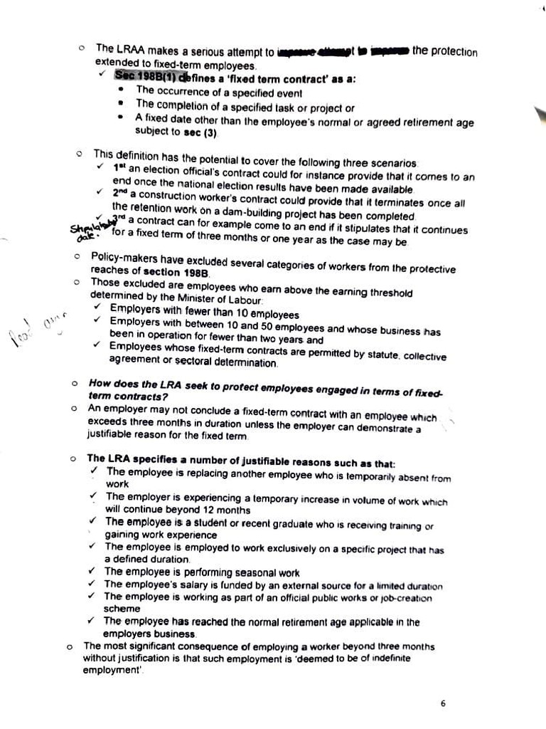 Labour Law Notes! 2023 | PDF