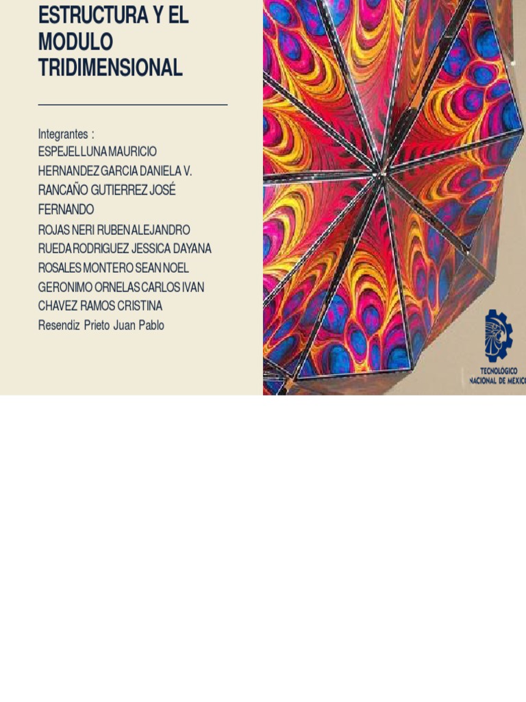 Estructura y Módulo Tridimensional | PDF | Euclides | Formas geométricas