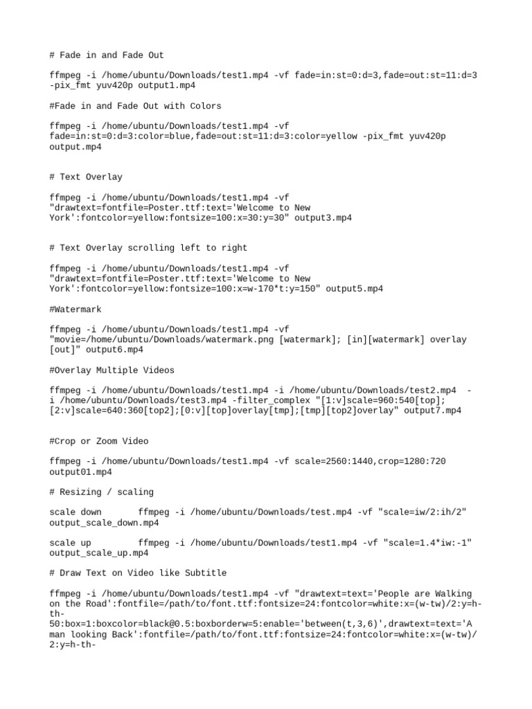 Ffmpeg Pdf Digital Television Video