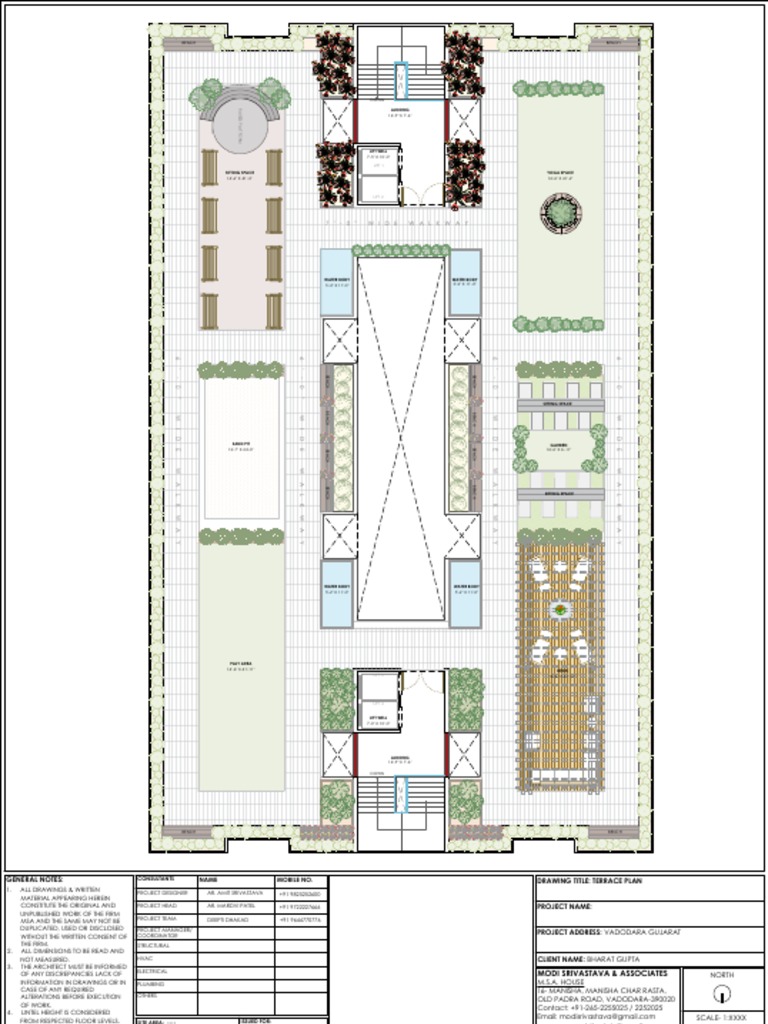 Terrace Plan | PDF | Buildings And Structures