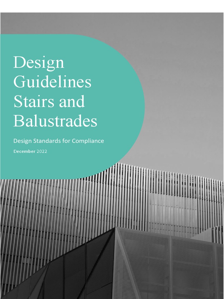 Design Guideline Stairs and Balustrades | PDF | Stairs | Buildings And ...