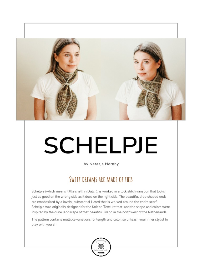 Schelpje Moonstruck Knits May 2023 | PDF | Knitting | Needlework