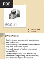 Lead Toxic Heavy Metals Fact Sheet | PDF | Lead | Medical Specialties