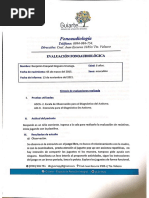 Modelo Informe ADIR Y ADOS2 | PDF | Espectro autista | Ciencia cognitiva