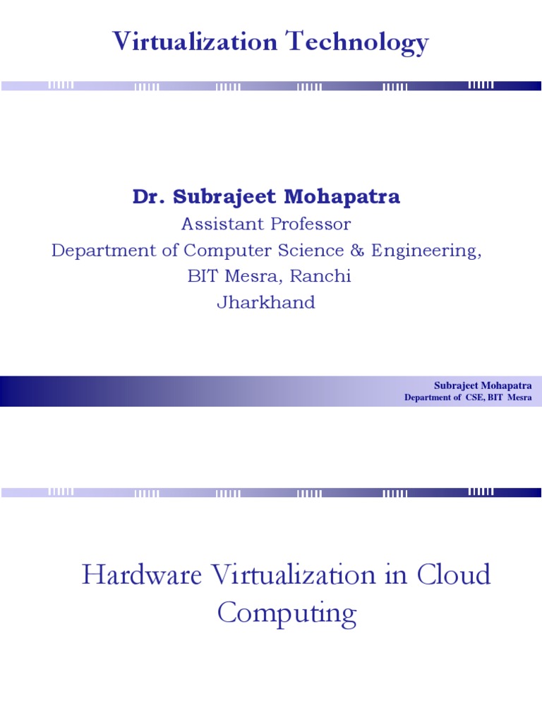 Hardware Virtualization | PDF