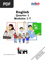 English: Quarter 1 - Module 6 | PDF | Grammatical Tense | English Language