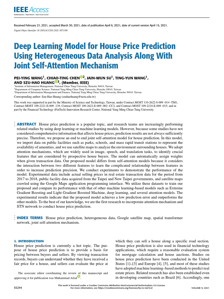 Deep Learning Model For House Price Prediction Using Heterogeneous Data ... Deep Learning Model For House Price Prediction Using Heterogeneous Data ...