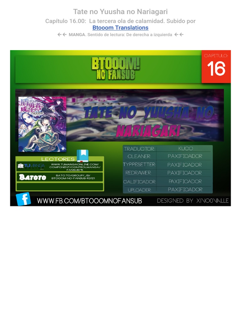 Tate No Yuusha Cap 16-20 | PDF