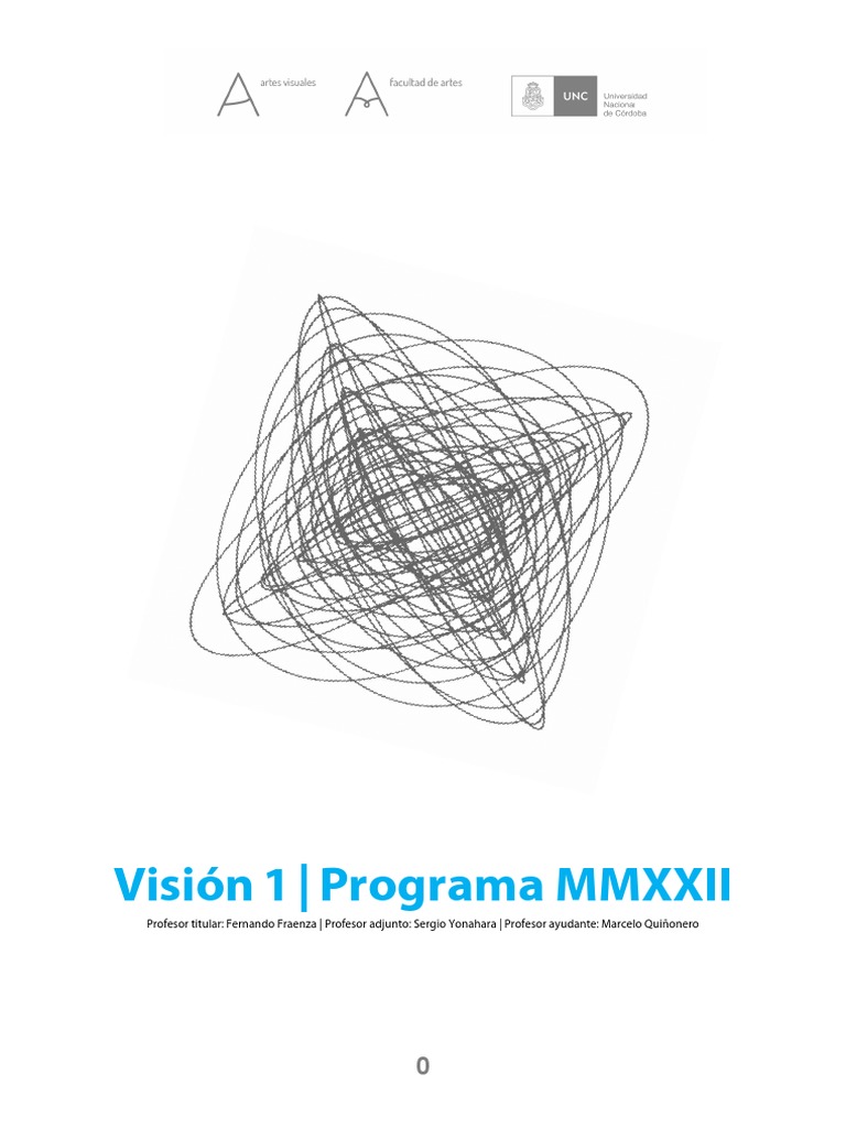 Programa Visión 1 - Artes Visuales 2022 | PDF | Color | Aprendizaje