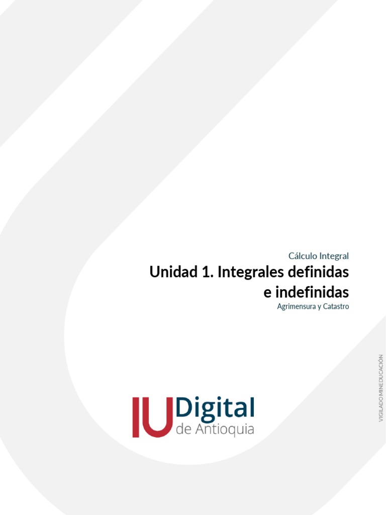 PDF Cal Int 037 U1 | PDF | Integral | Logaritmo