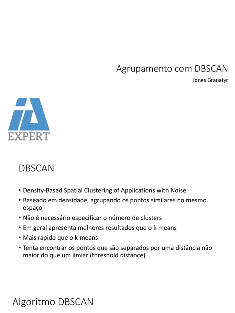 Agrupamento Com Dbscan | PDF Agrupamento Com Dbscan | PDF
