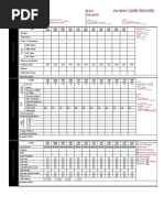 Intake and Output Chart | PDF