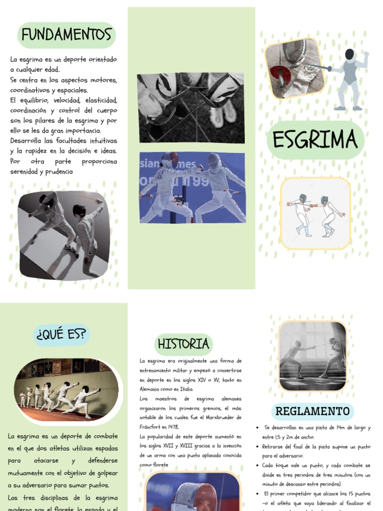 Fundamentos y Reglas de la Esgrima | PDF | Esgrima | Deportes individuales